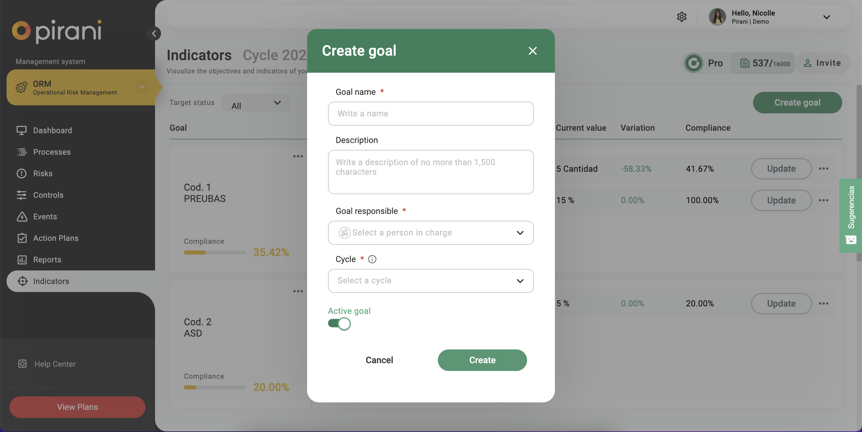 How does the Indicators module work?